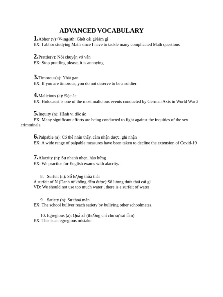 T V NG Nâng Cao | PDF
