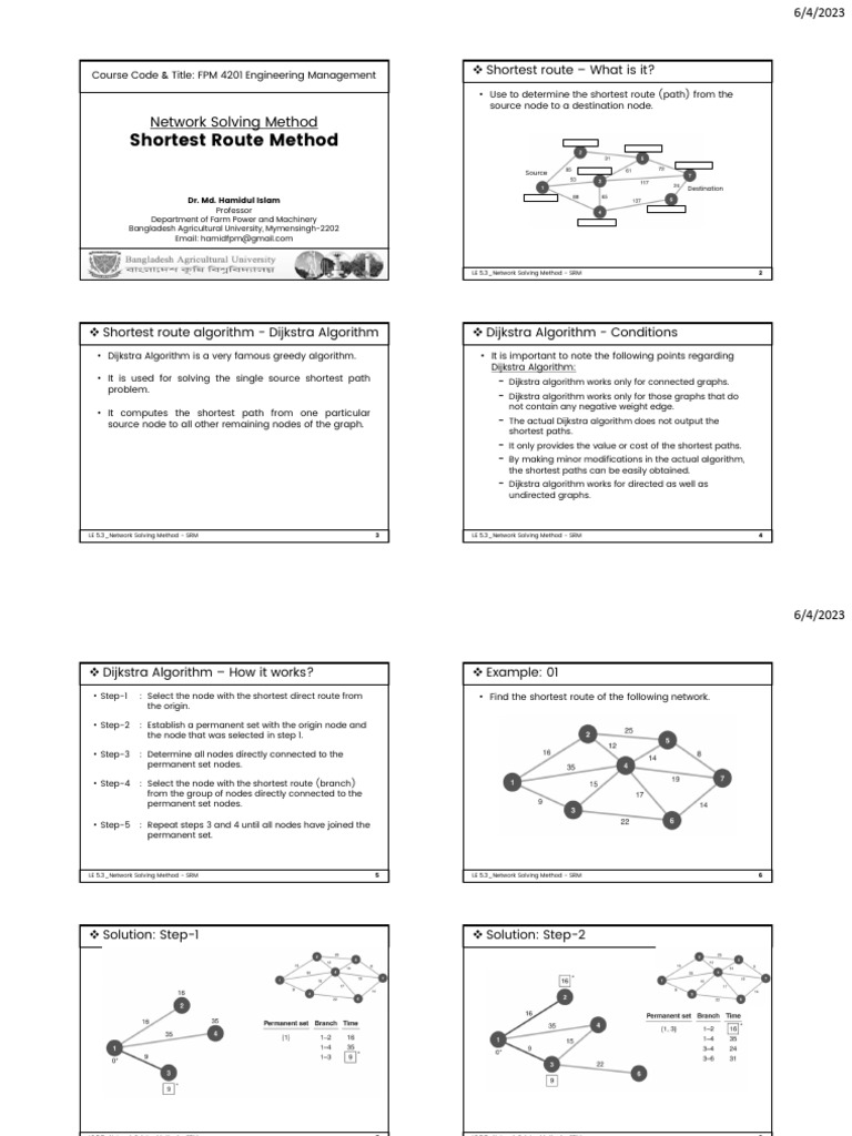 LE 5.3 - Network Analysis - SRM | PDF