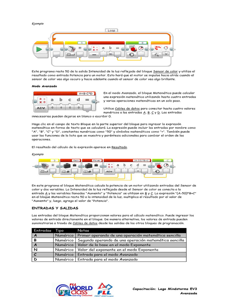 Mindstorms - Ev3 - Avanzada 23 | PDF