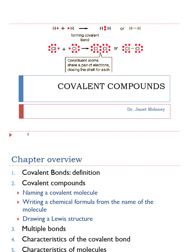 Chapter 4 Covalent Compounds | PDF