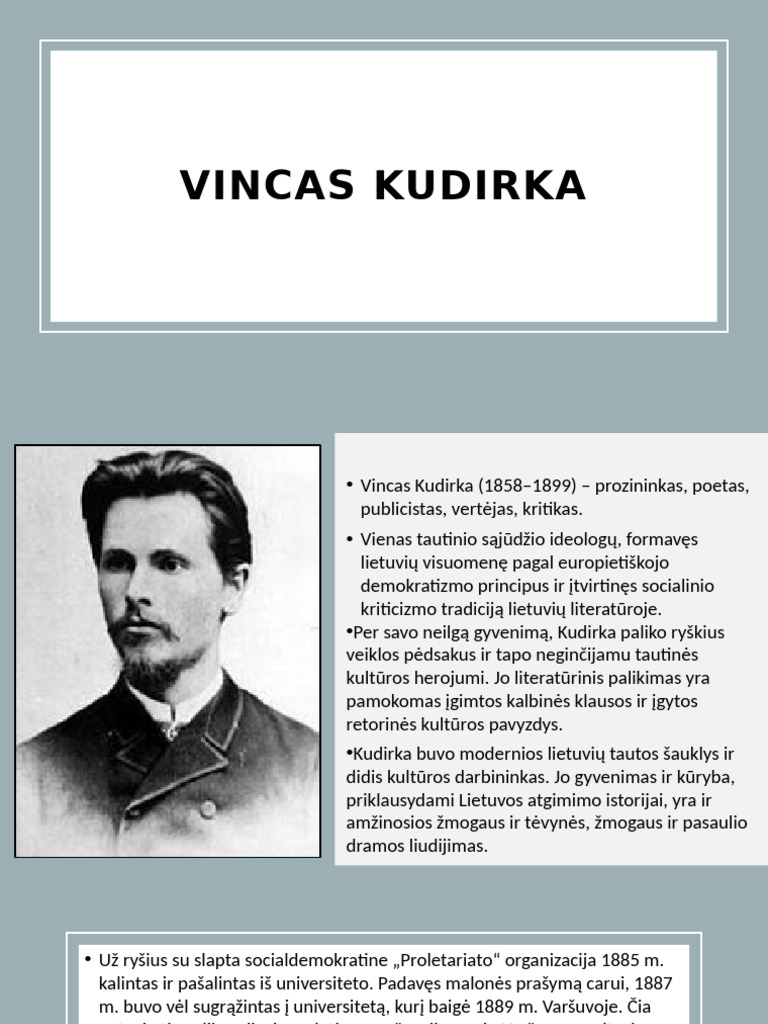 Vincas Kudirka | PDF