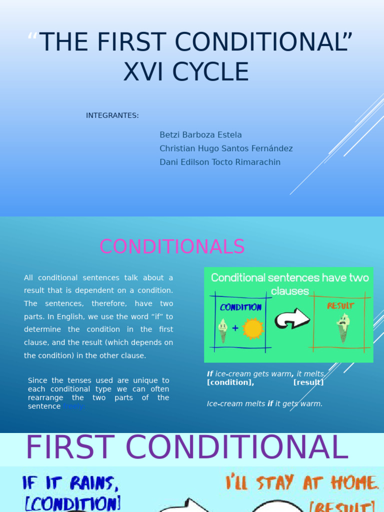 First conditional (1) | PDF