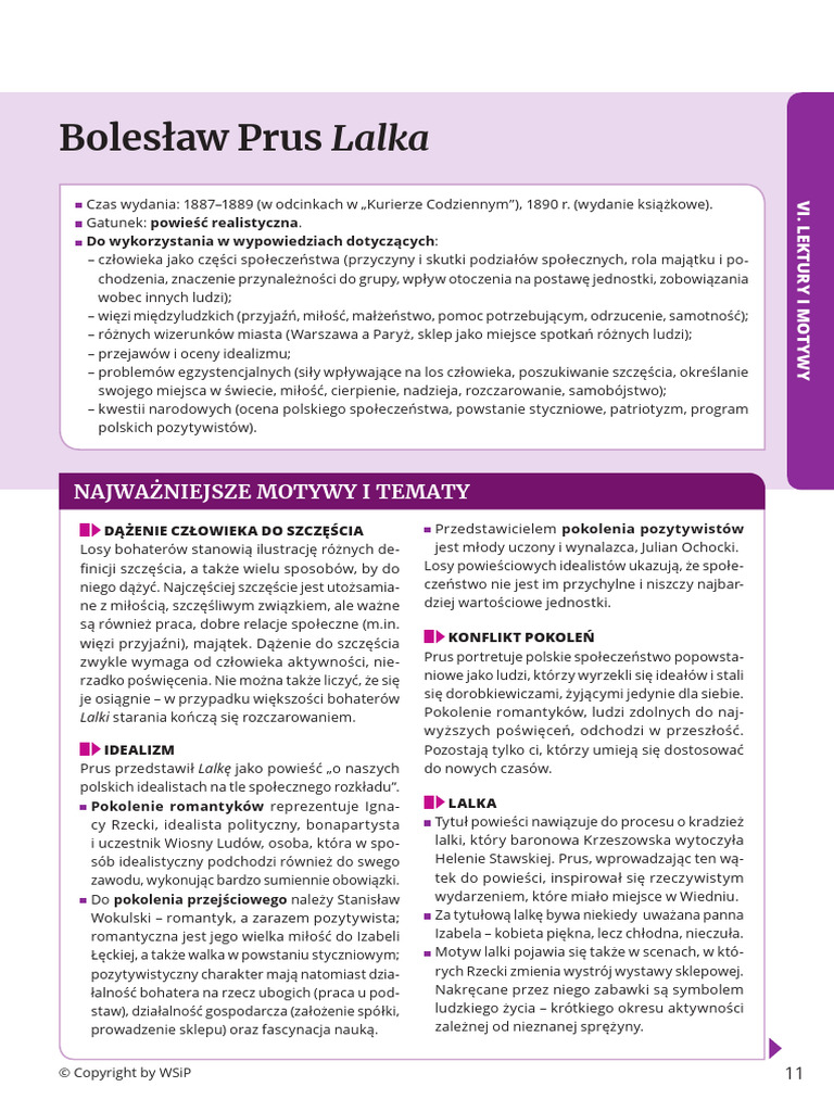 Bolesław Prus Lalka | PDF