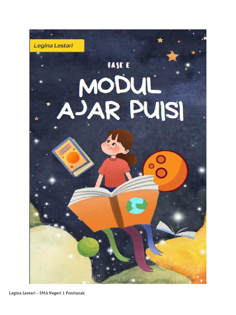 Legina Lestari - Modul Ajar Menulis Puisi - Fase E | PDF