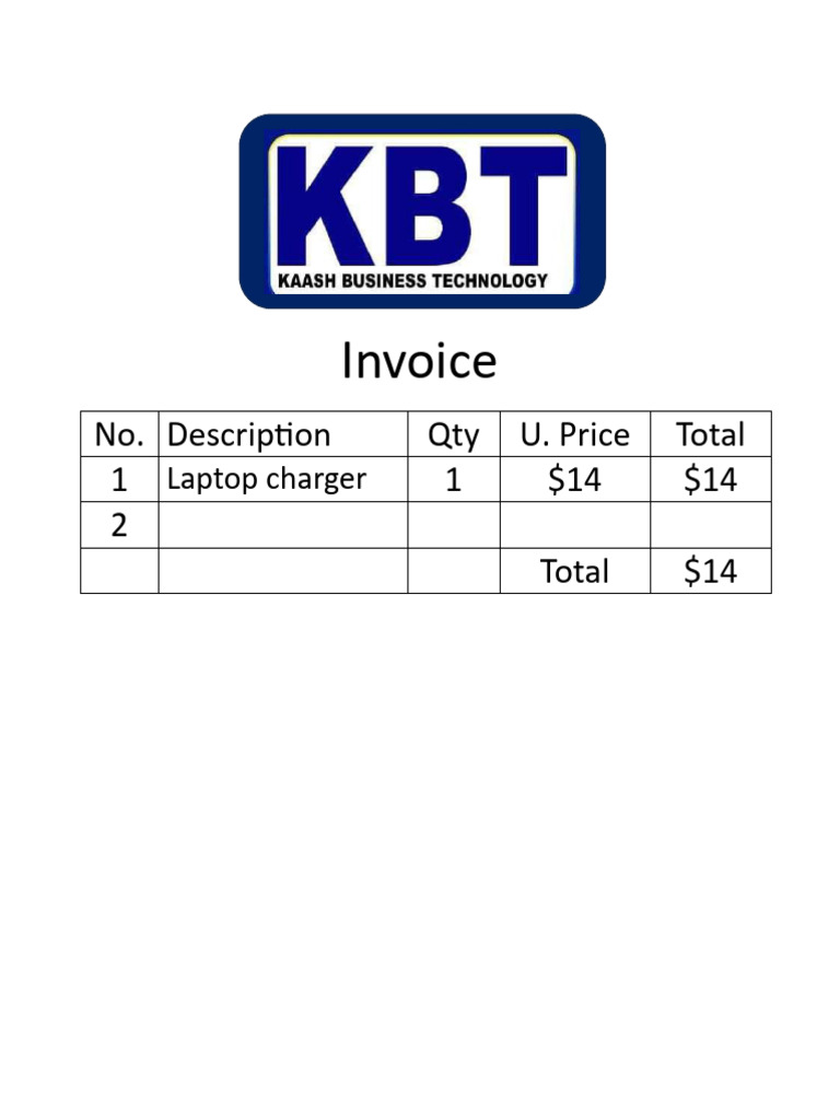 Invoice Charger | PDF
