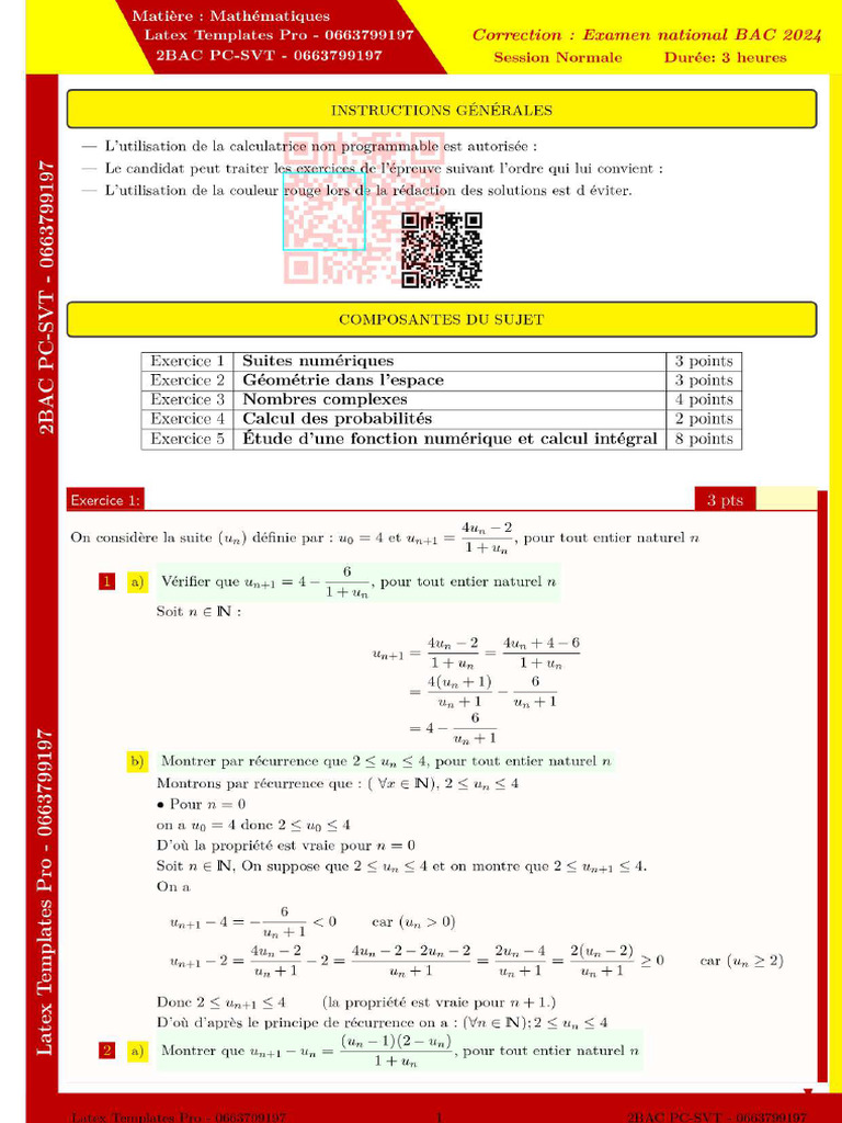 Correction Bac2024 | PDF