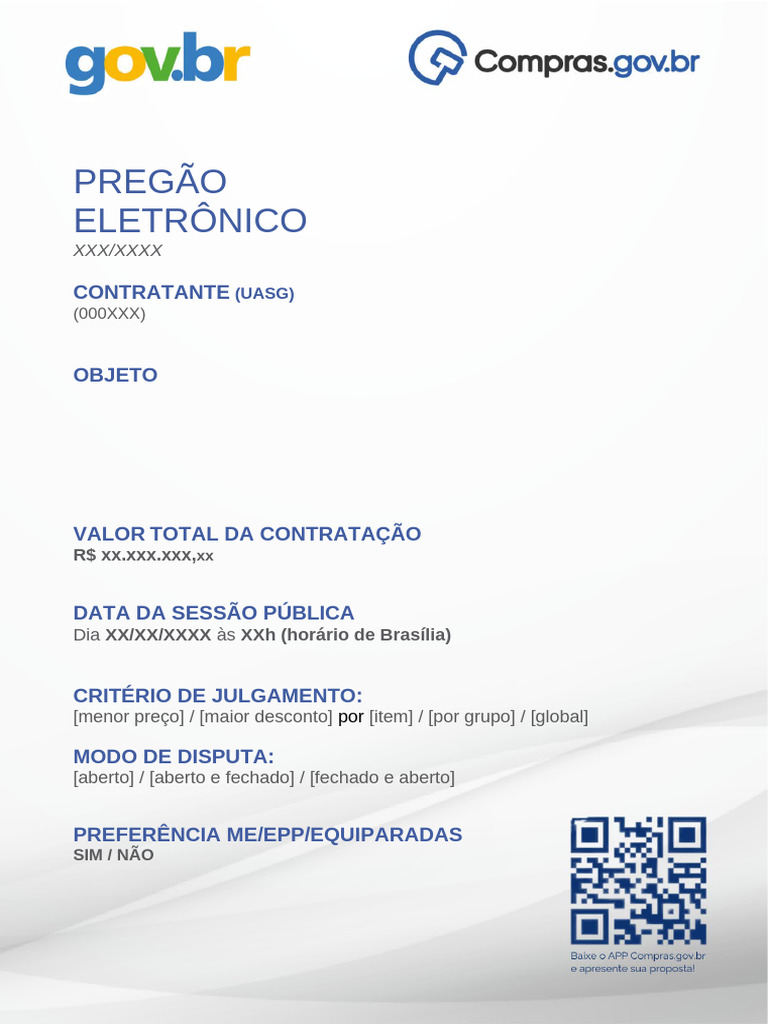 Modelo de Edital Tic Lei 14 133 | PDF