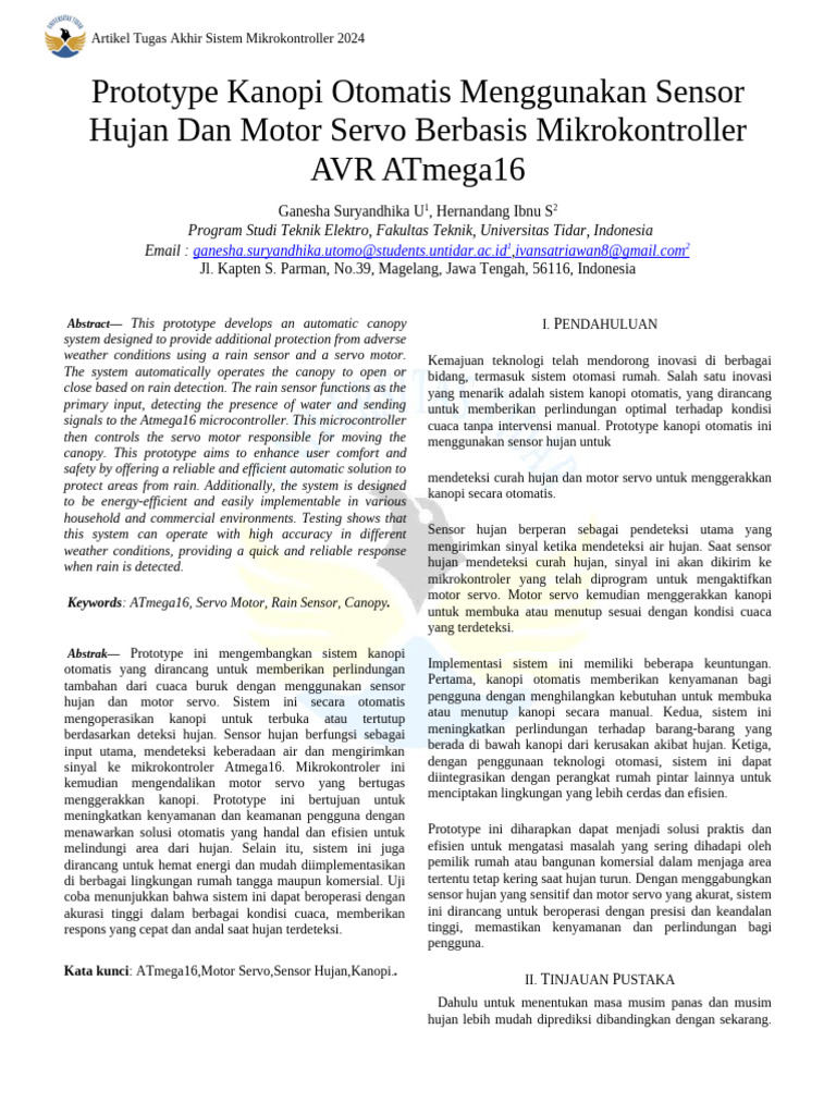 Artikel Mikrokontroller | PDF