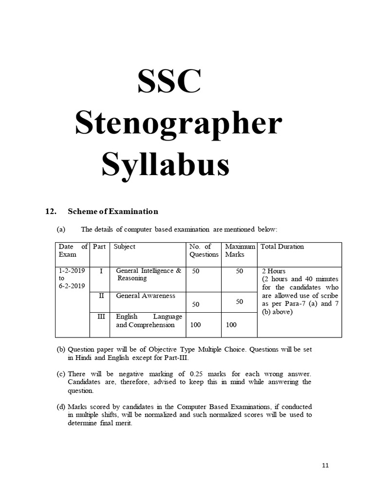Steno Details | PDF
