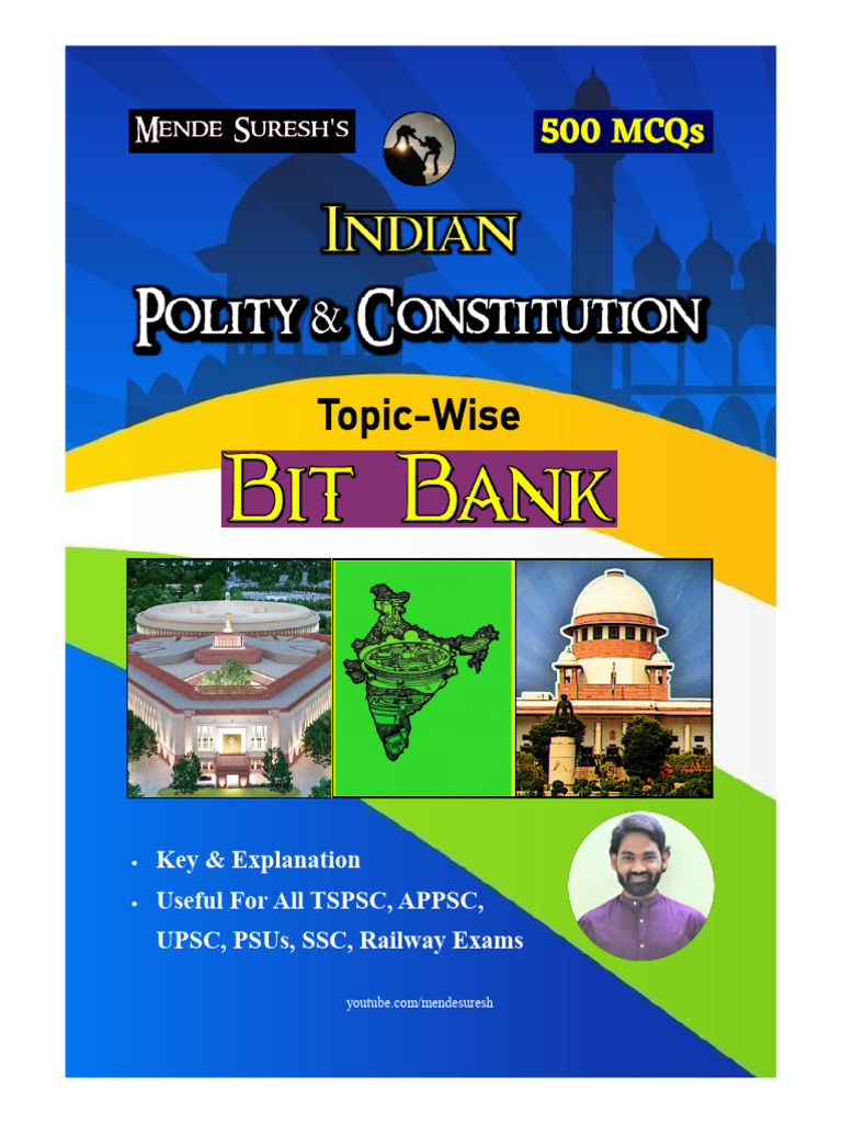 Indian Polity & Constitution Bit Bank Sample | PDF