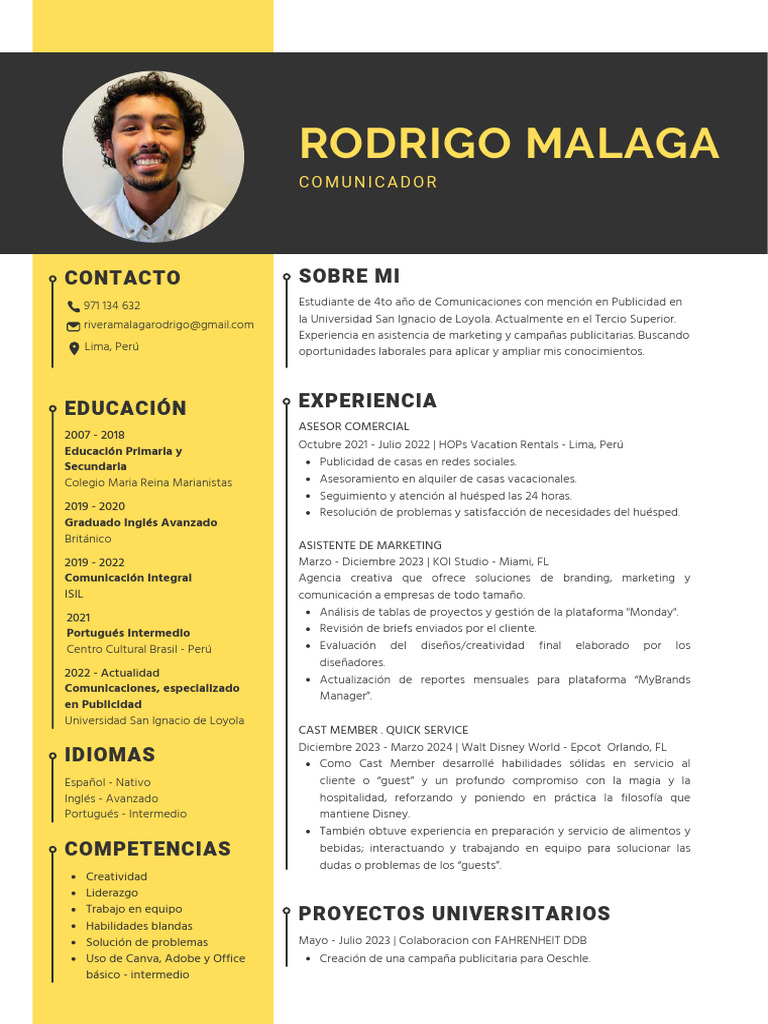 CV Rodrigo Málaga Rivera - Compressed | PDF