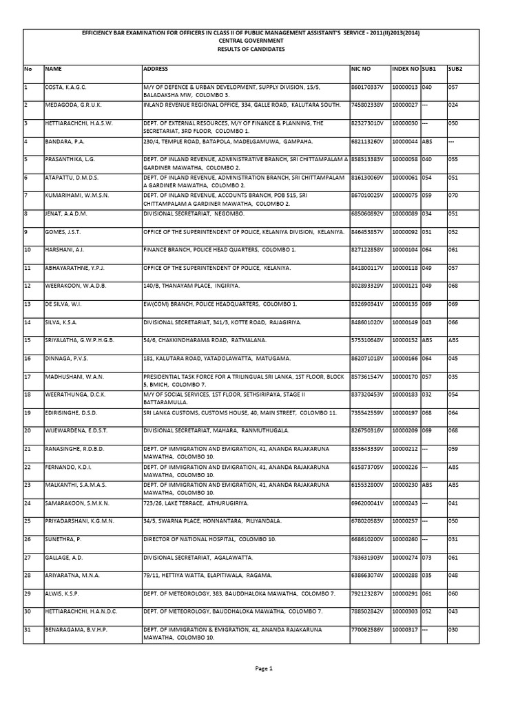 EB PMAS Class 2 2011 2 | PDF