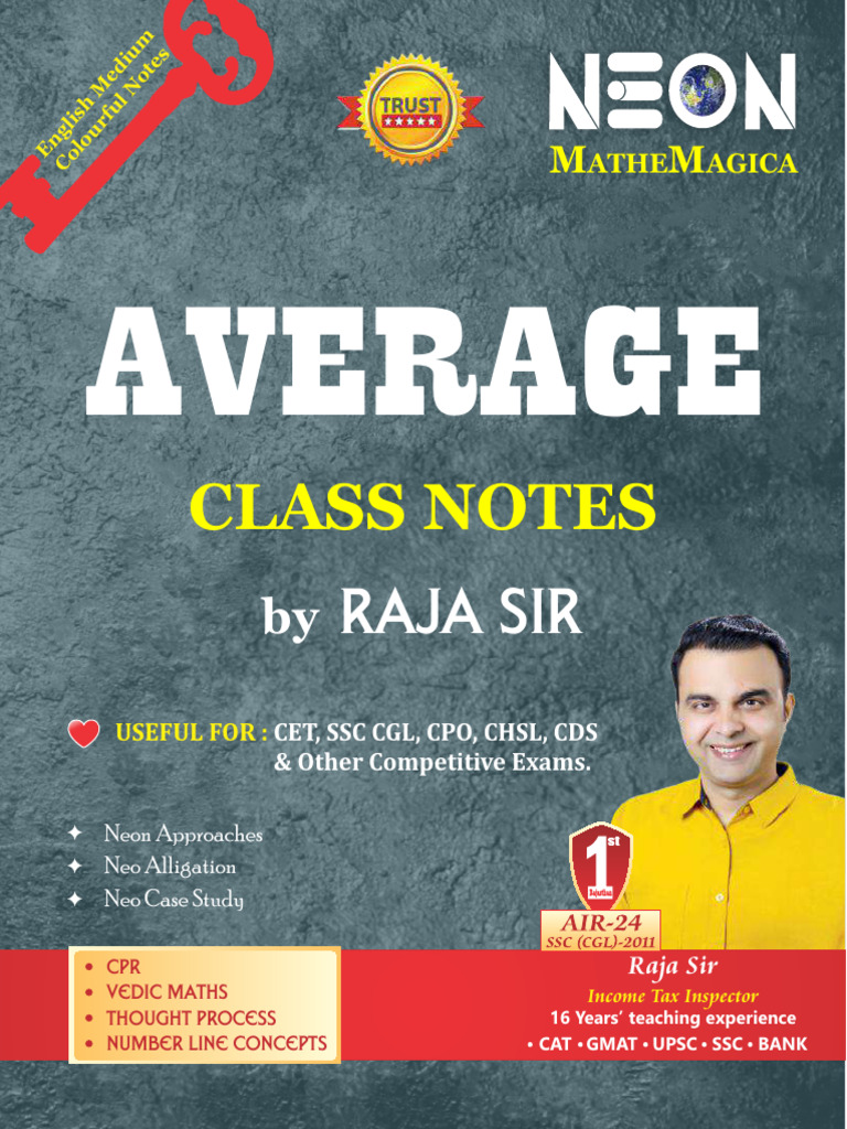 10 Average Class Notes (VOD Batch) Hindi | PDF