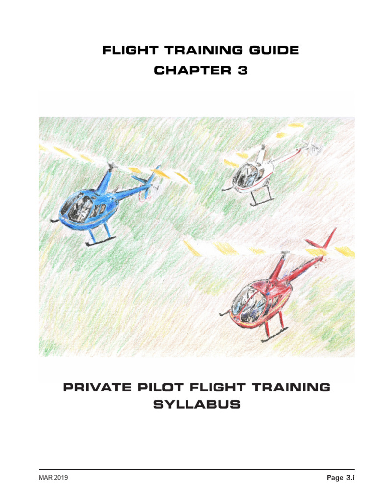 03 Private Pilot Flight Training Syllabus | PDF