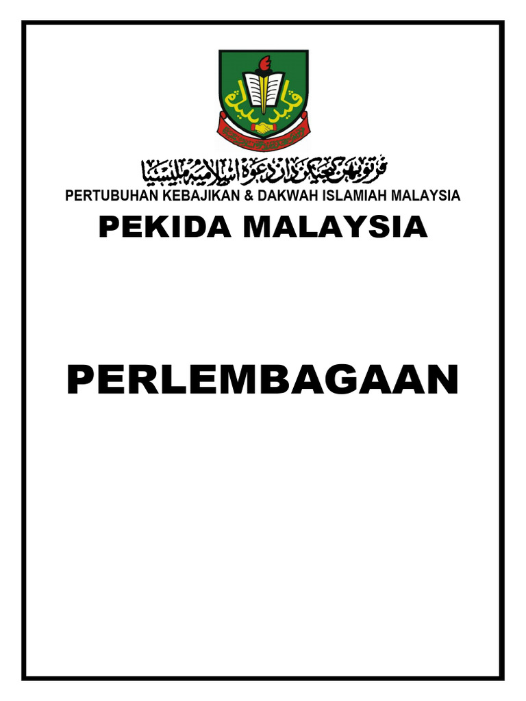 perlembagaan pekida ad cop ROs -1 | PDF