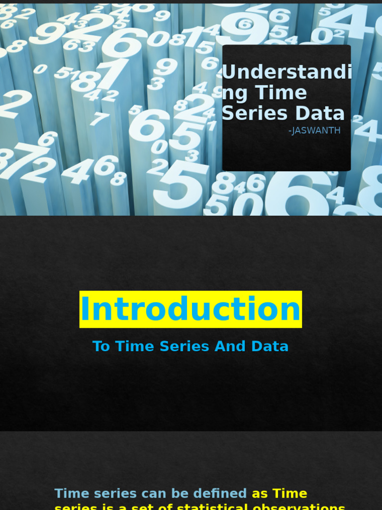 Understanding Time Series Data | PDF