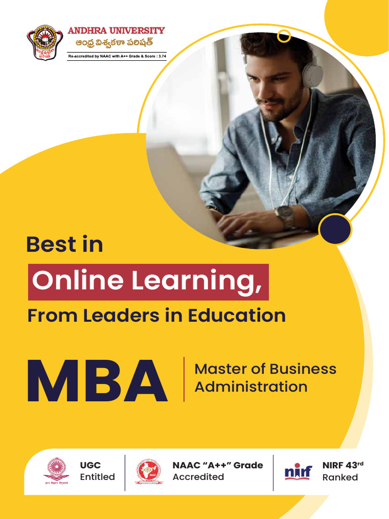Andhra MBA Brochure | PDF