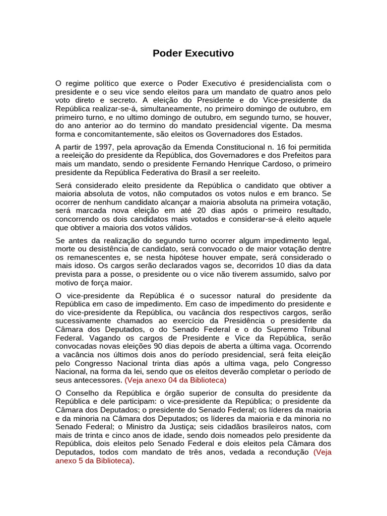 Poder Executivo | PDF