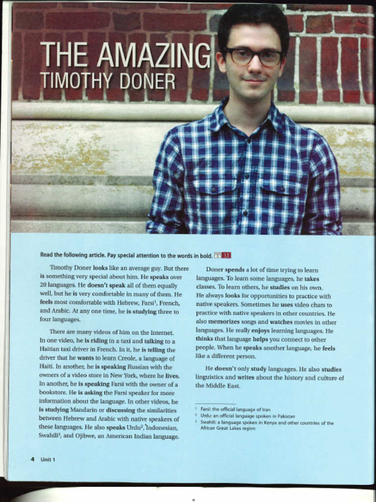 Grammar Unit 1 | PDF