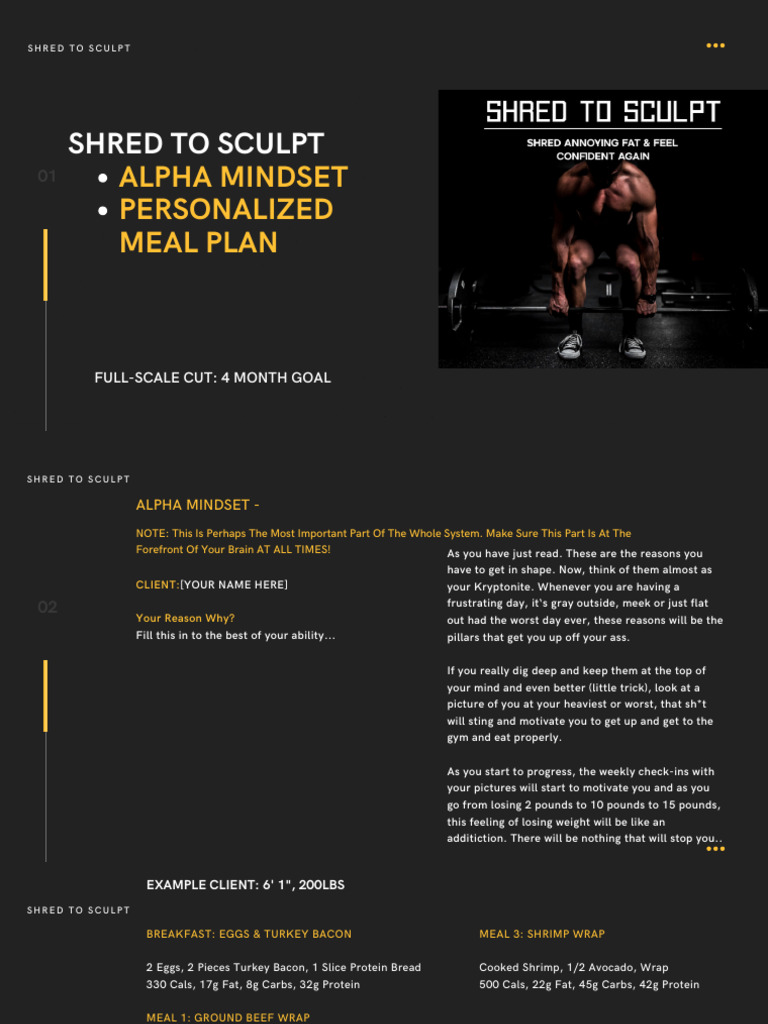 Meal Plan Mindset | PDF