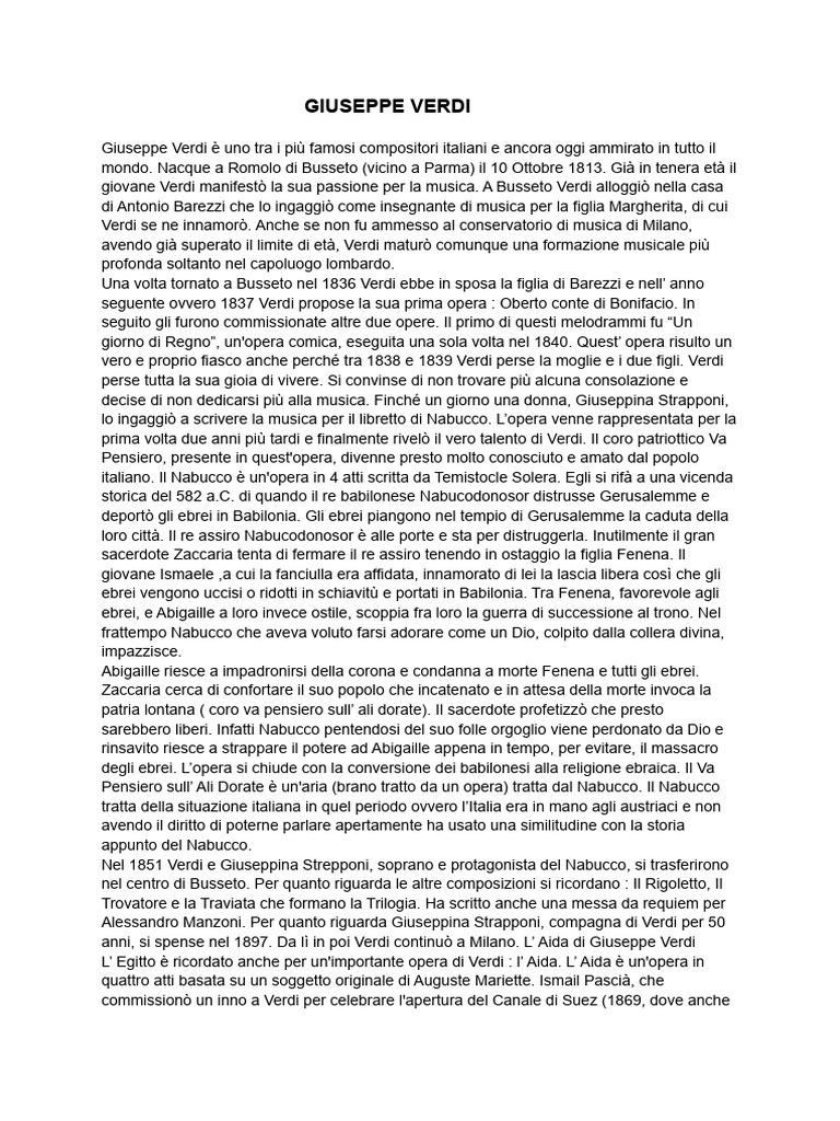 Giuseppe Verdi | PDF