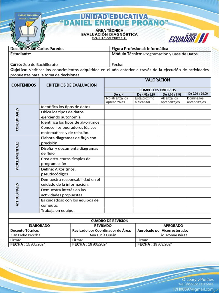 EValuación Criterial | PDF
