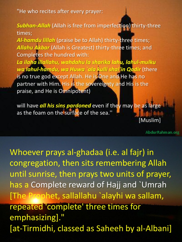 Great Rewards For Easy Actions in Islam | PDF | Muhammad | Prophets And ...