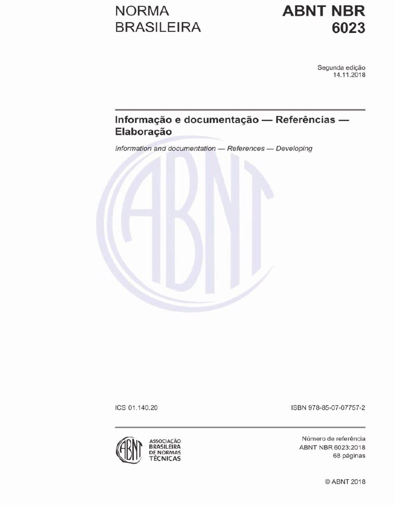 Normas ABNT | PDF