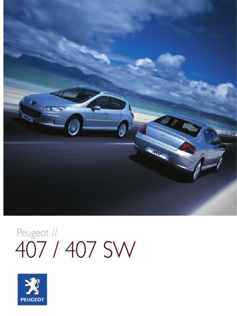 Peugeot 407 2007 UK | PDF