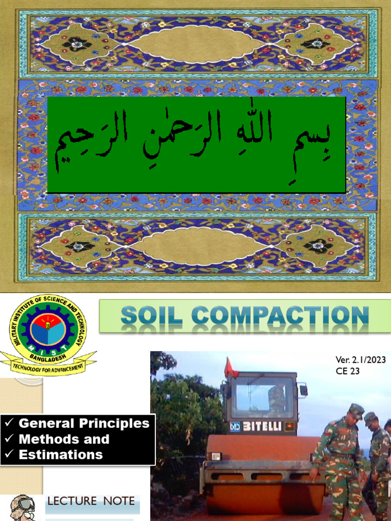 Soil Compaction | PDF