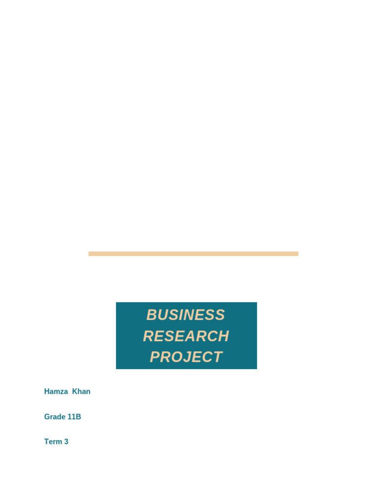 HAMZA KHAN Term 3 Project Phase 1 | PDF