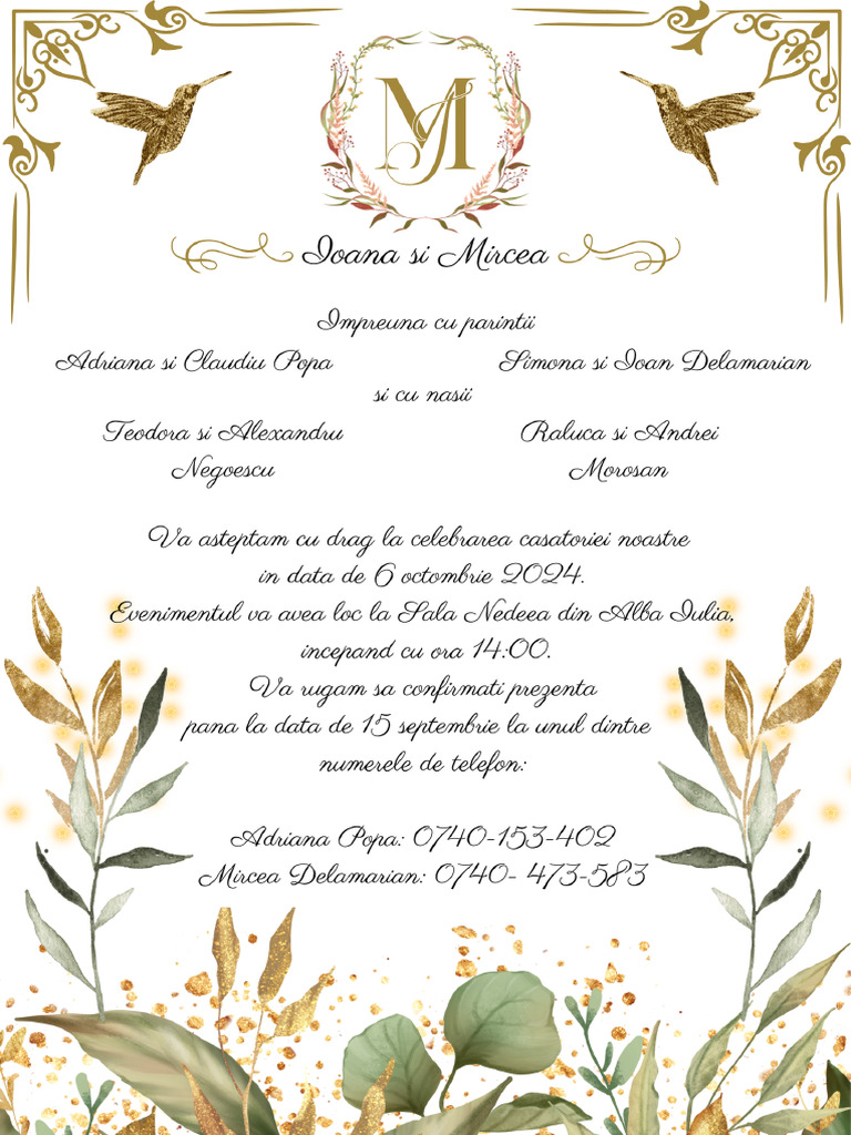 Invitatie | PDF