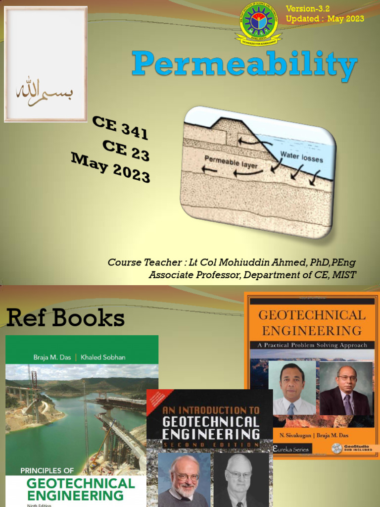 Soil Permeability | PDF