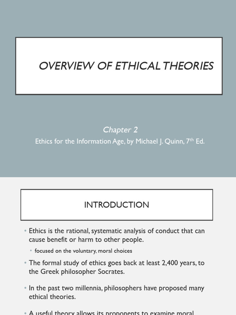 PP - Slides02 - Ethical Theories Utilitarianism | PDF