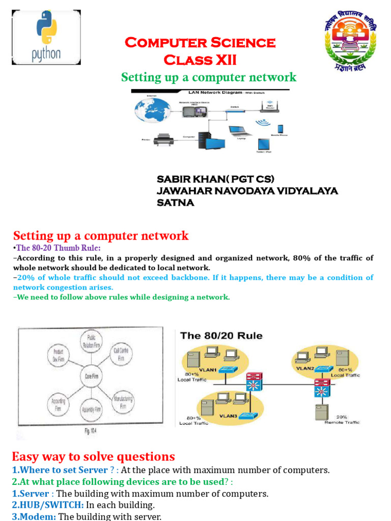 Setting Up Network | PDF