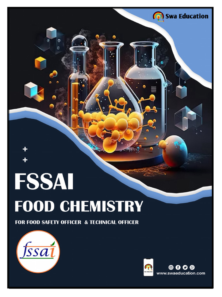 Fssai Cfso & To Food Chemistry Ebook Swa Education | PDF
