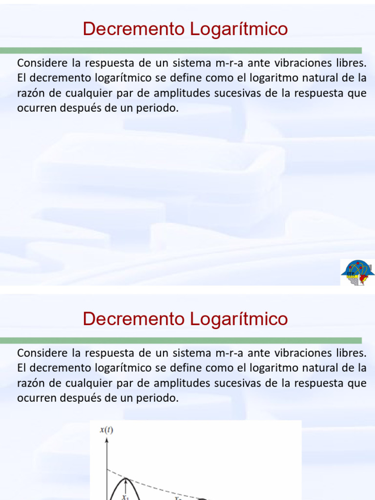 Decremento Logarítmico | PDF