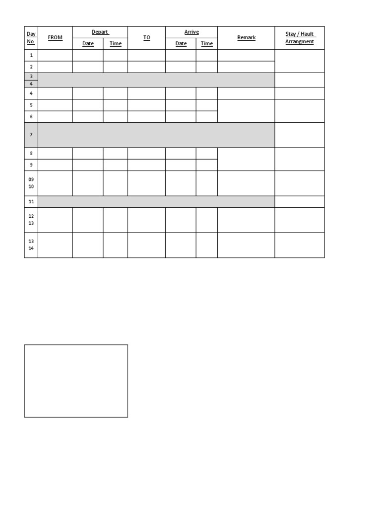 Tour Schedule Revised | PDF