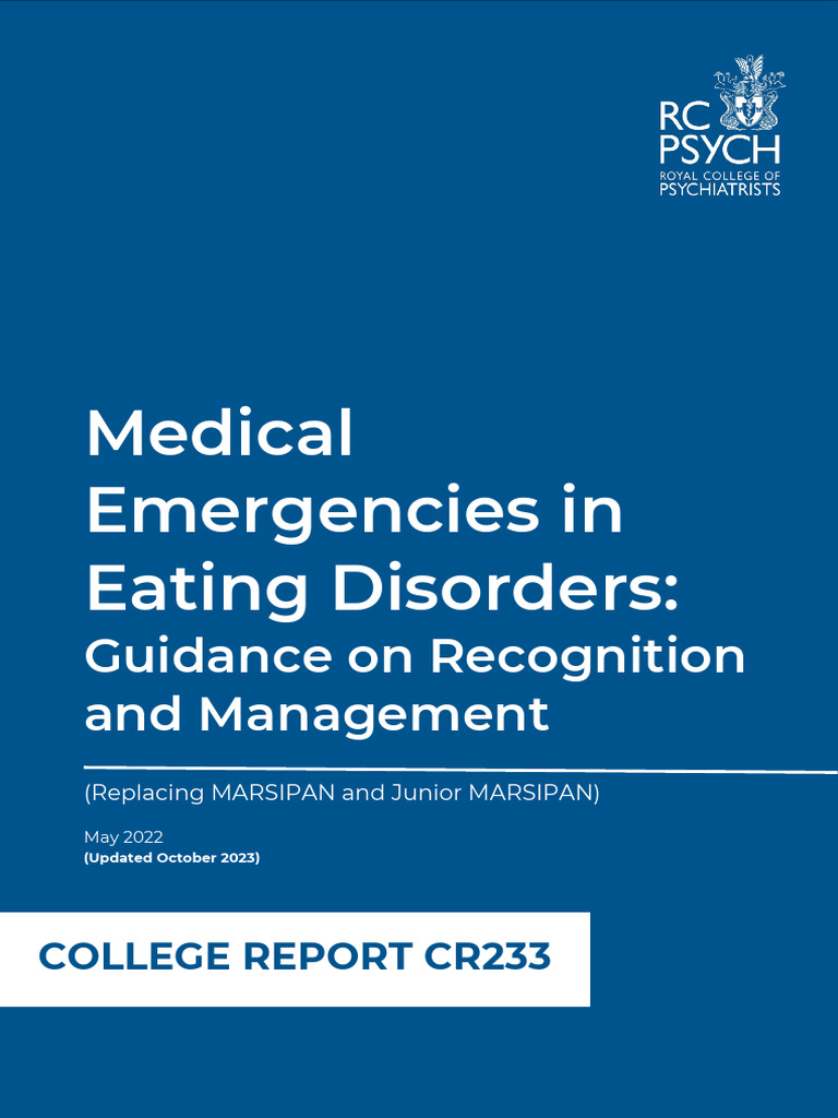 Eating Disorders: Emergency Management Guide | PDF | Eating Disorder ...