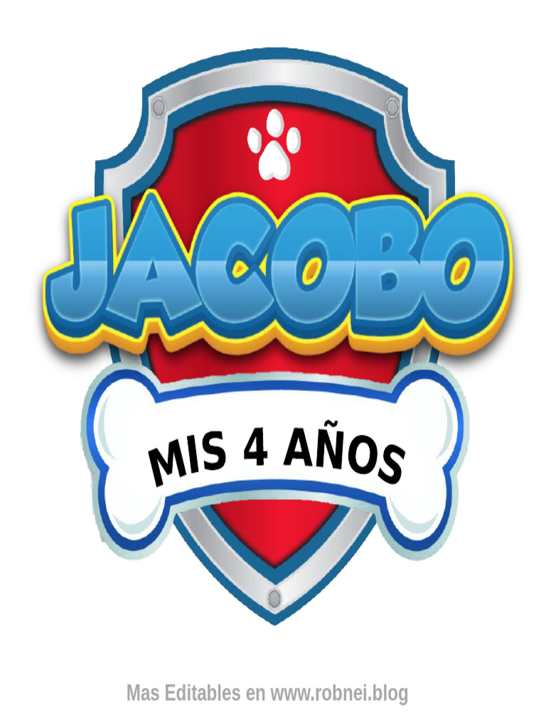 Paw Patrol Logo Editable | PDF
