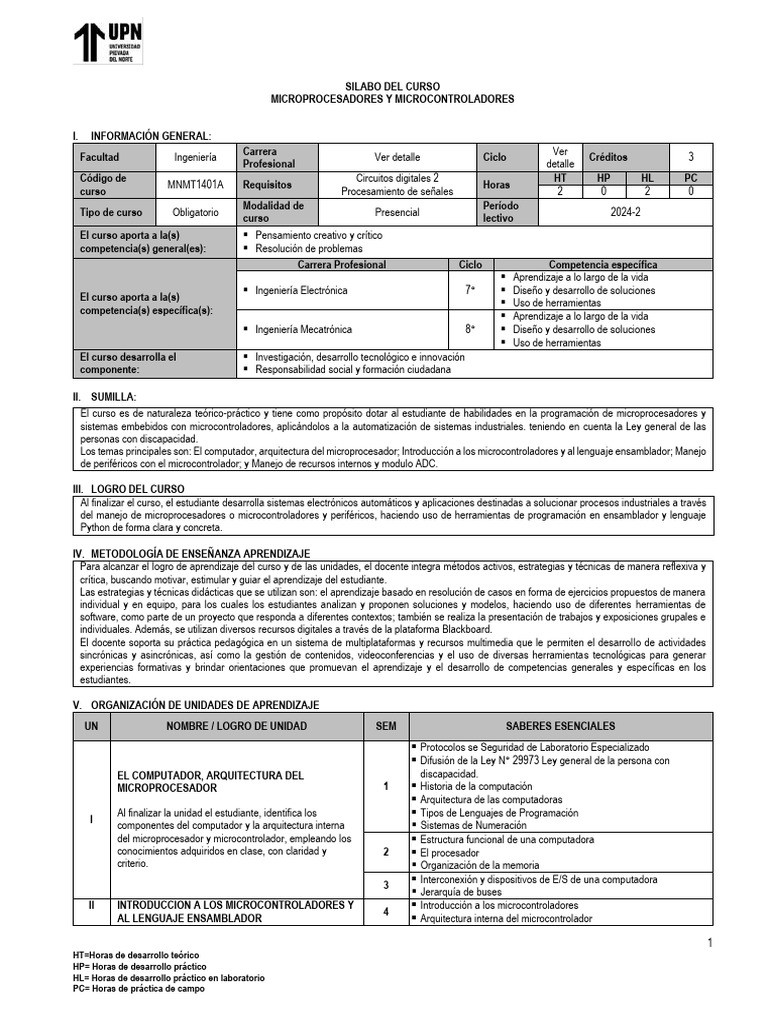 Microproc. y Microcontrolador | PDF