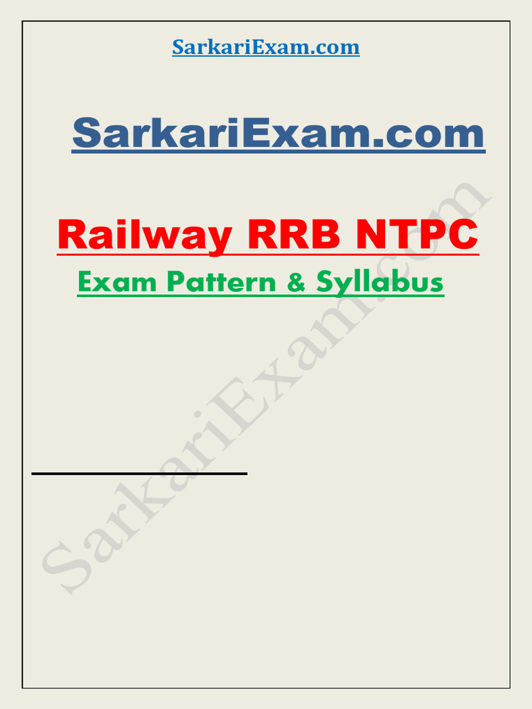 RRB NTPC 1 Converted 2 | PDF