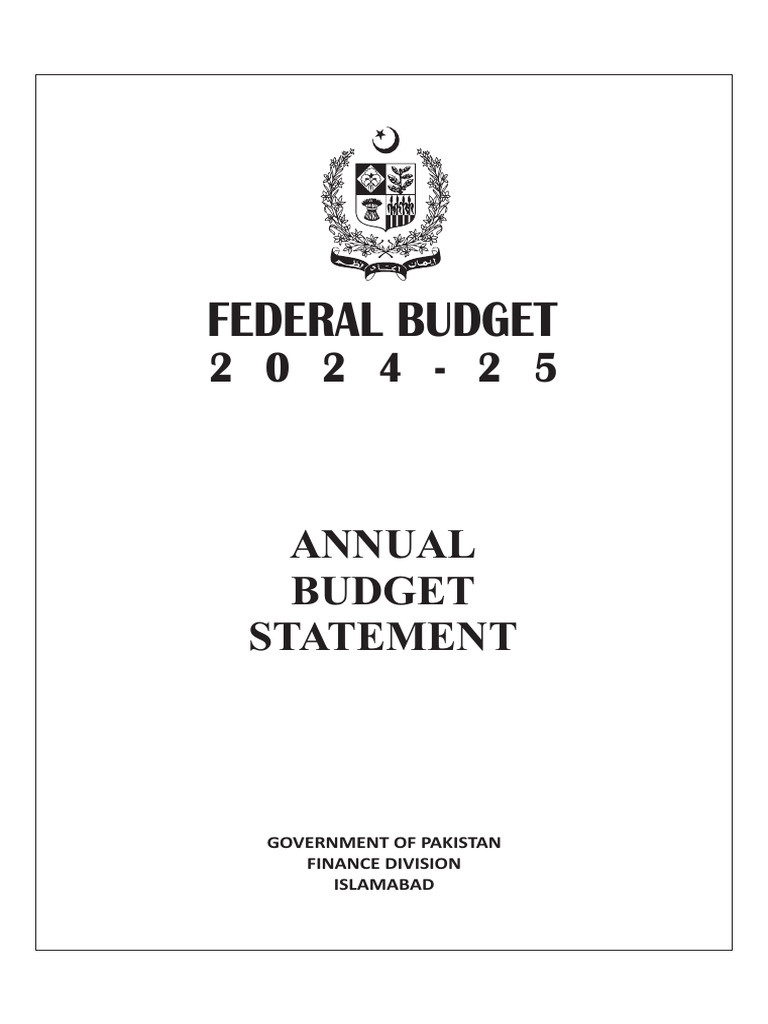 Annual Budget Statement | PDF