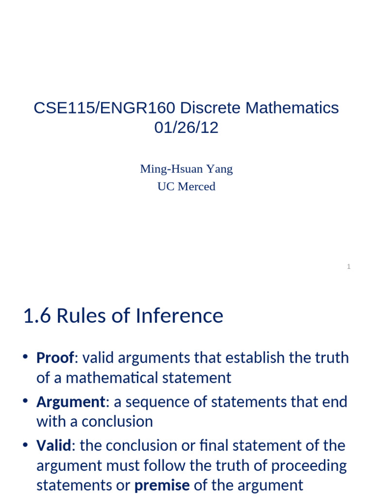 Lecture 012612 | PDF