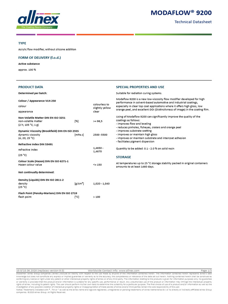 Modaflow-9200 en A4 | PDF