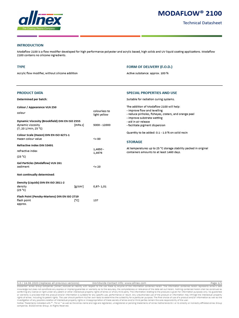 Modaflow-2100 en A4 | PDF
