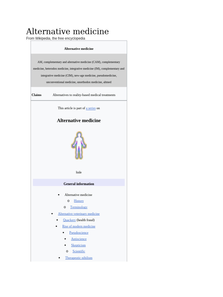 Alternative Medicine | PDF