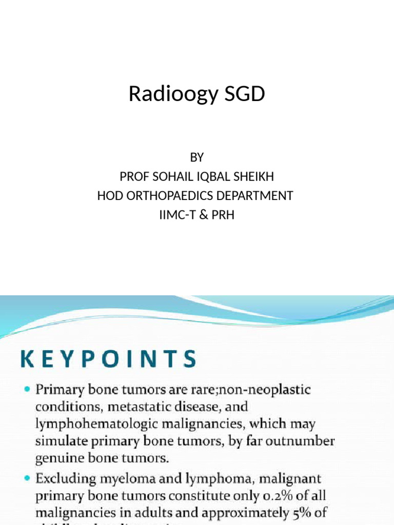 Radiology Tumor SGD | PDF