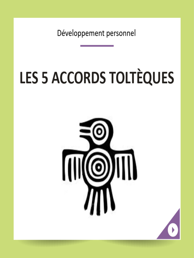 Les 5 Accords Toltèques | PDF