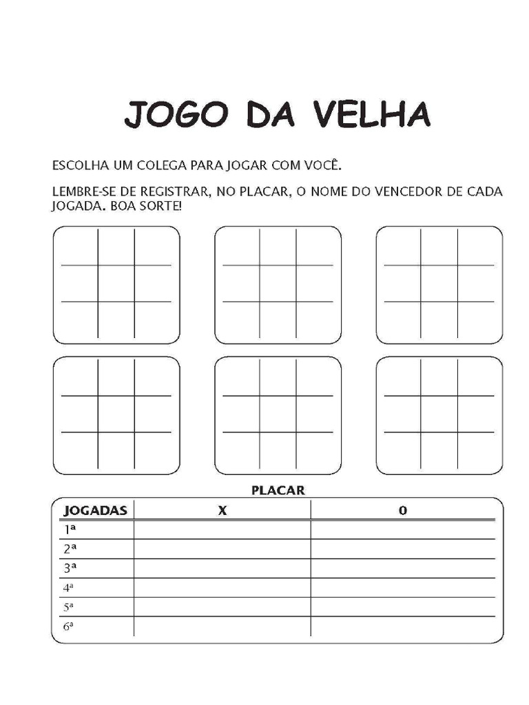Jogo Da Velha | PDF